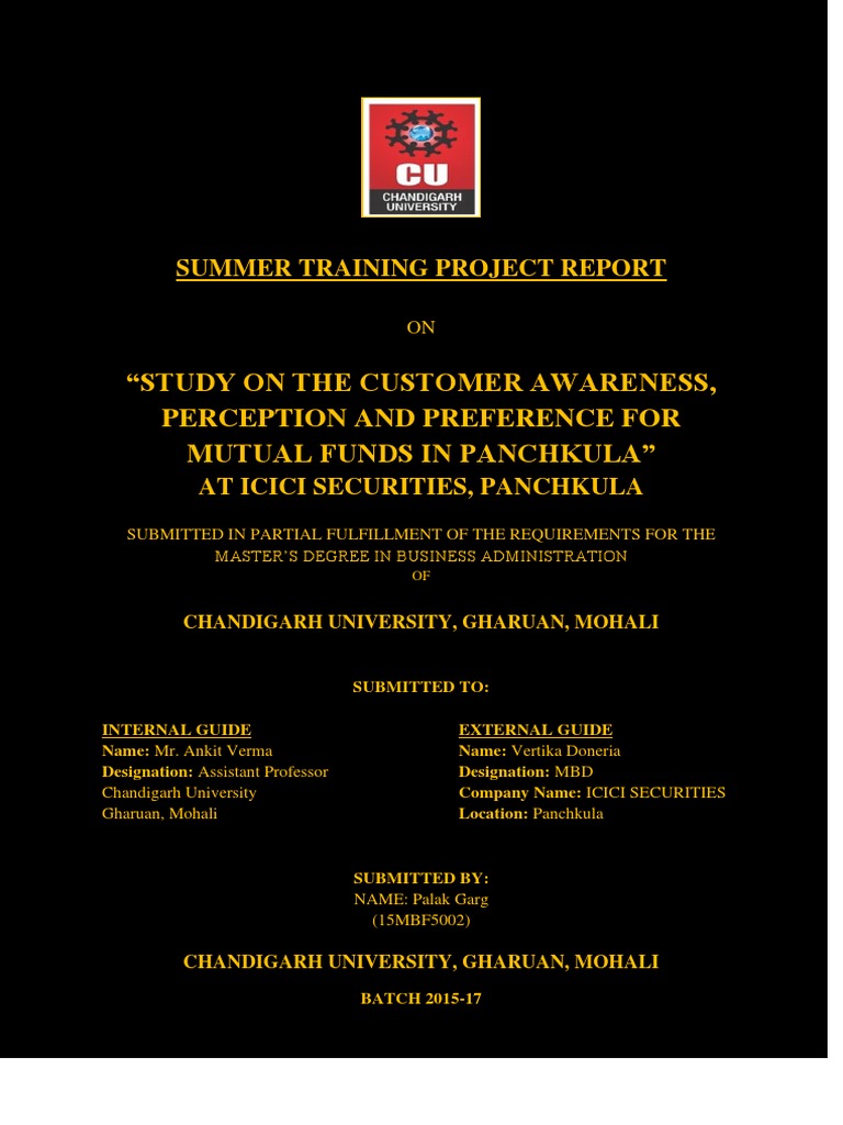 Summer Training Project Report | PDF