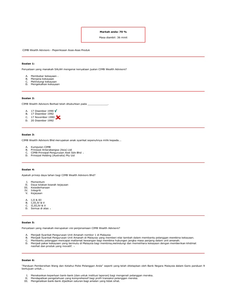 Cwa Test | PDF