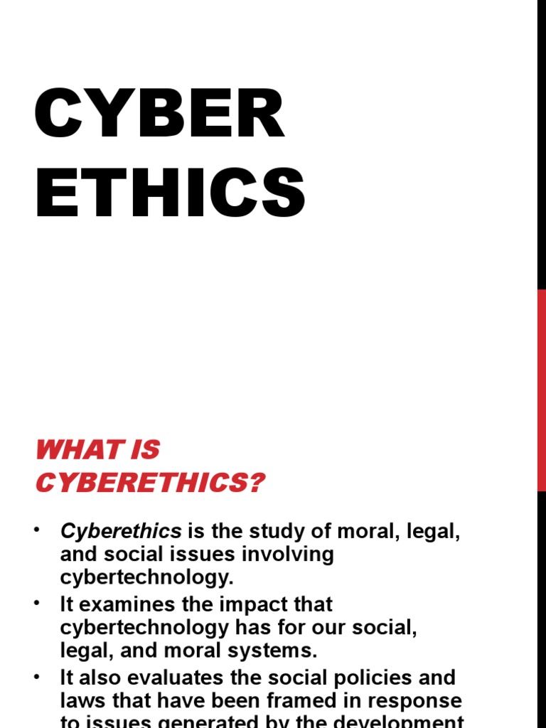 Cyber Ethics | Technology | God