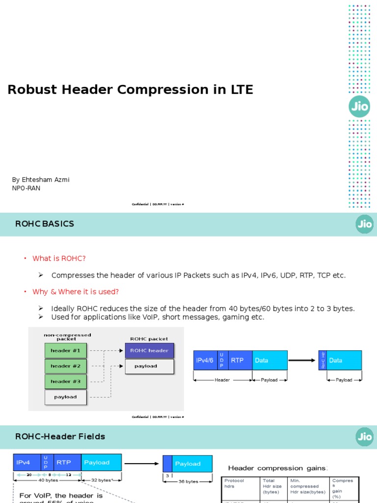 ROHC (Robust Header Compression) | PDF | Data Transmission | Computing