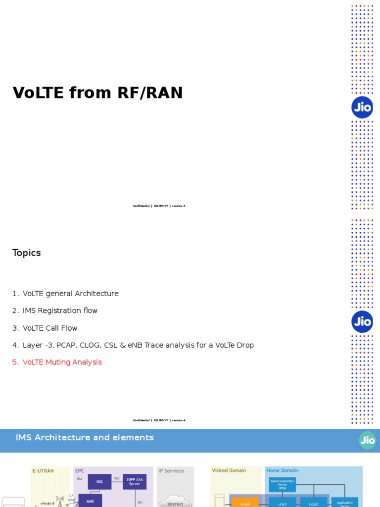 VoLTE Drop Analysis and Troublehsooting - V1 | PDF | Computers