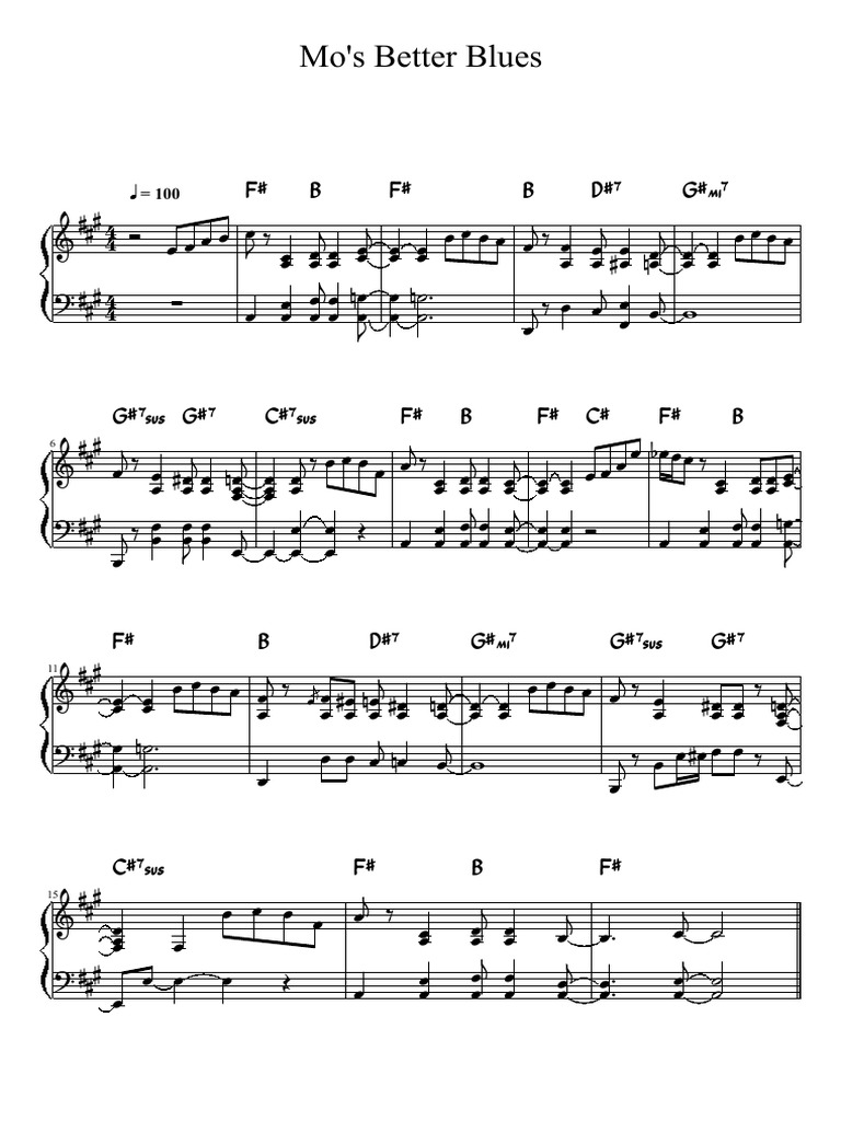 Mo' Better Blues | PDF