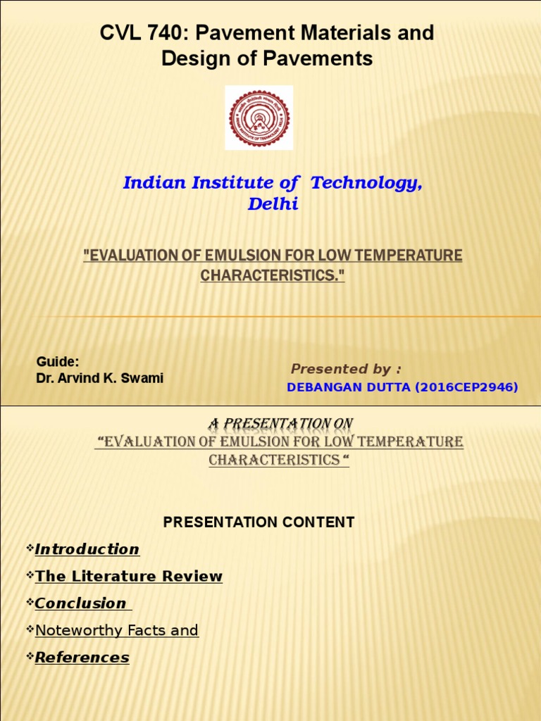 Term Paper For - Pavement Materials and Design of Pavement | PDF ...