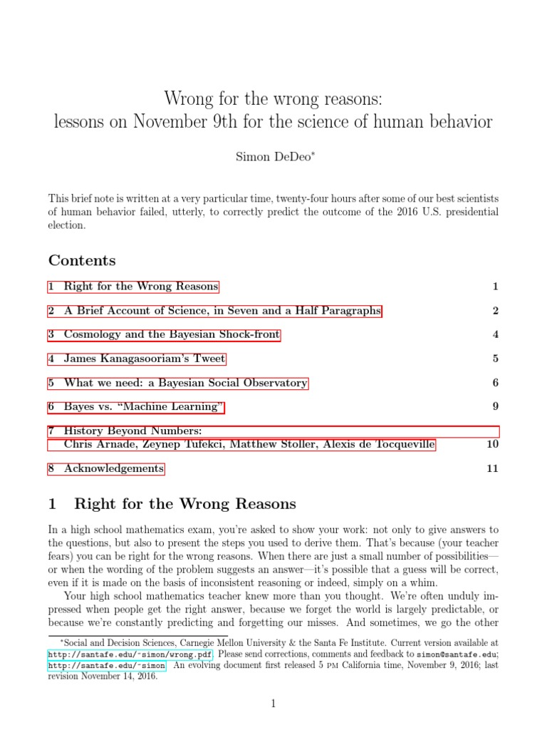 Wrong | PDF | Opinion Poll | Prediction