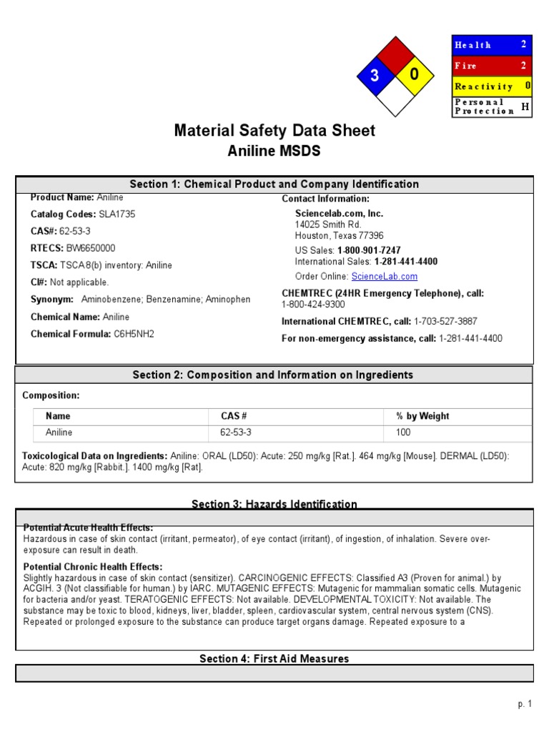 Msds | PDF | Explosive Material | Toxicity