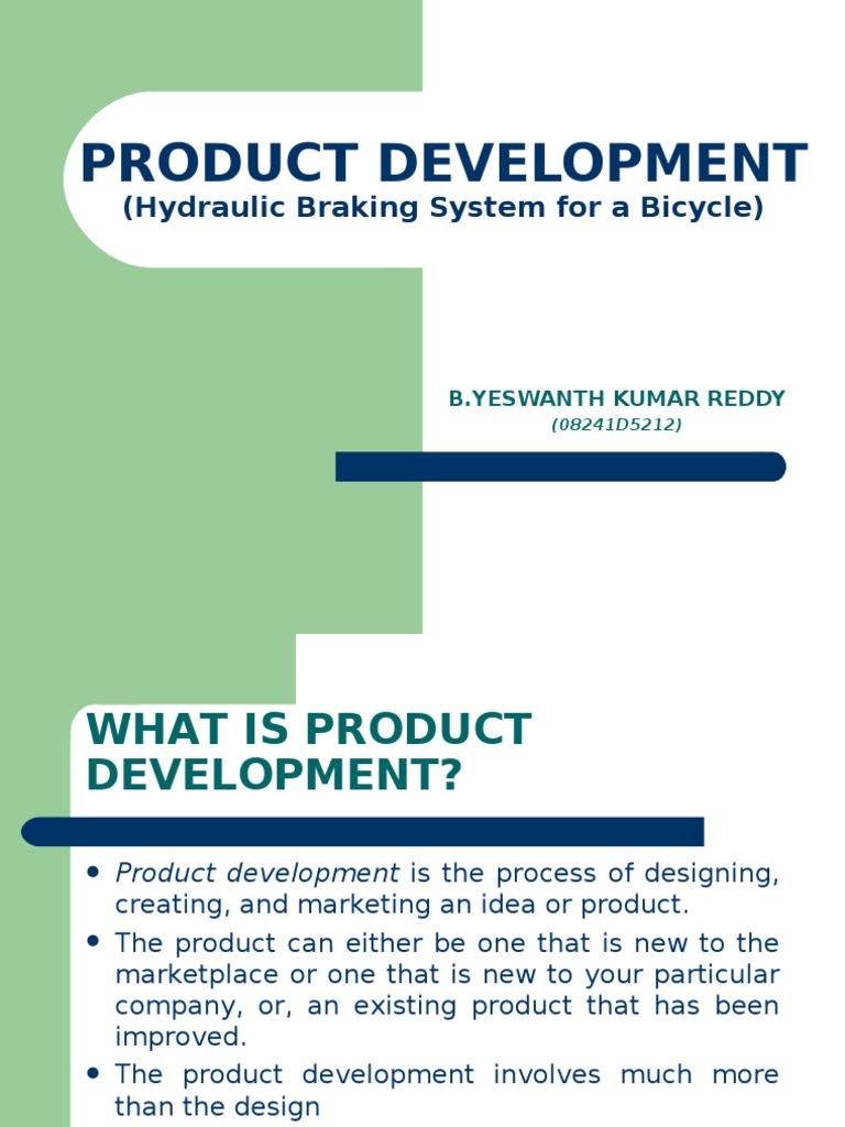 Product Development by YESWANTH | PDF | New Product Development | Manufacturing And Engineering