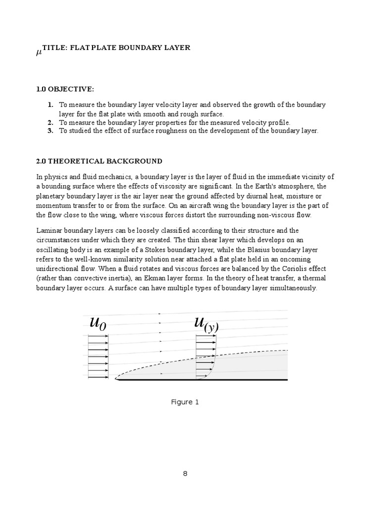Lab Boundary Layer | PDF | Boundary Layer | Gas Technologies