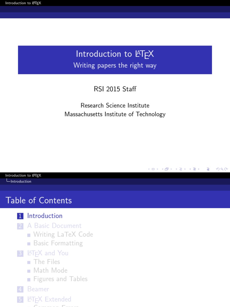 New Latex Explained | PDF | Te X | Word Processor