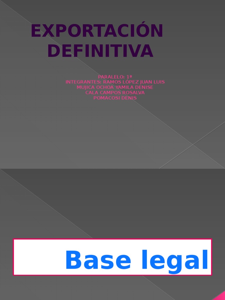 Exportacion Definitiva Bolivia | PDF | aduana | Factura