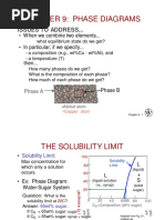 Chapter 9 - Phase Diagrams | PDF | Phase (Matter) | Solubility