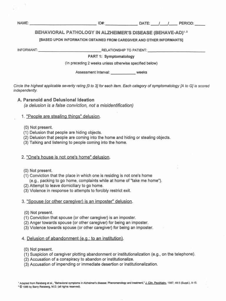 BEHAVE AD pdf