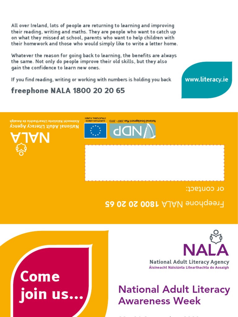 National Adult Literacy Awareness Week | PDF | Wellness
