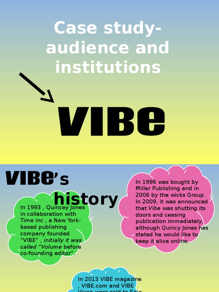 Case+study-+audience+and+institutions 1 | PDF | Mass Media