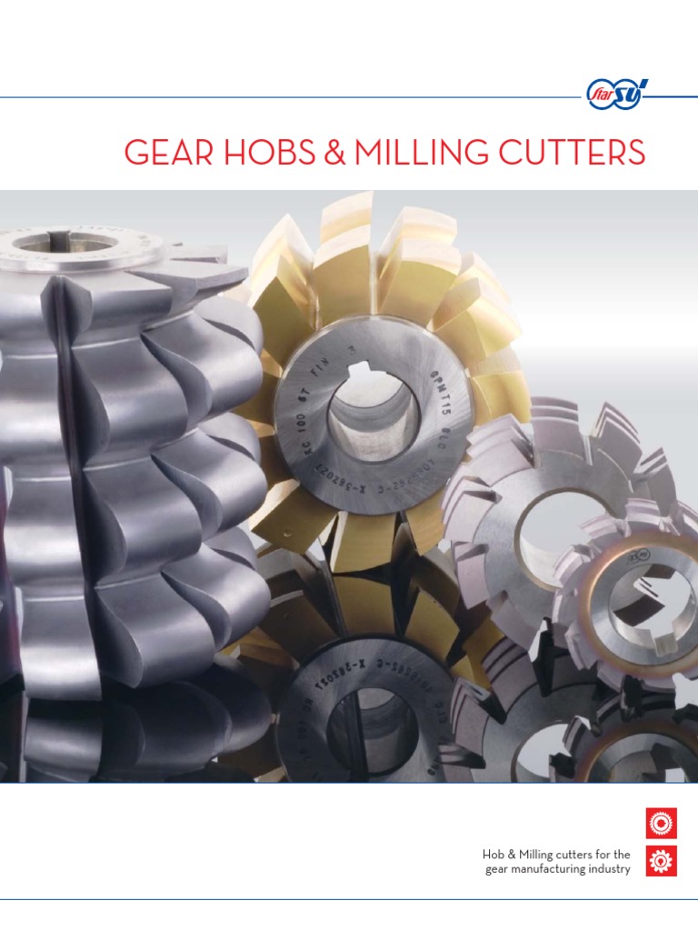 Hobs Milling Cutters Ed0 PDF | PDF | Gear | Machines