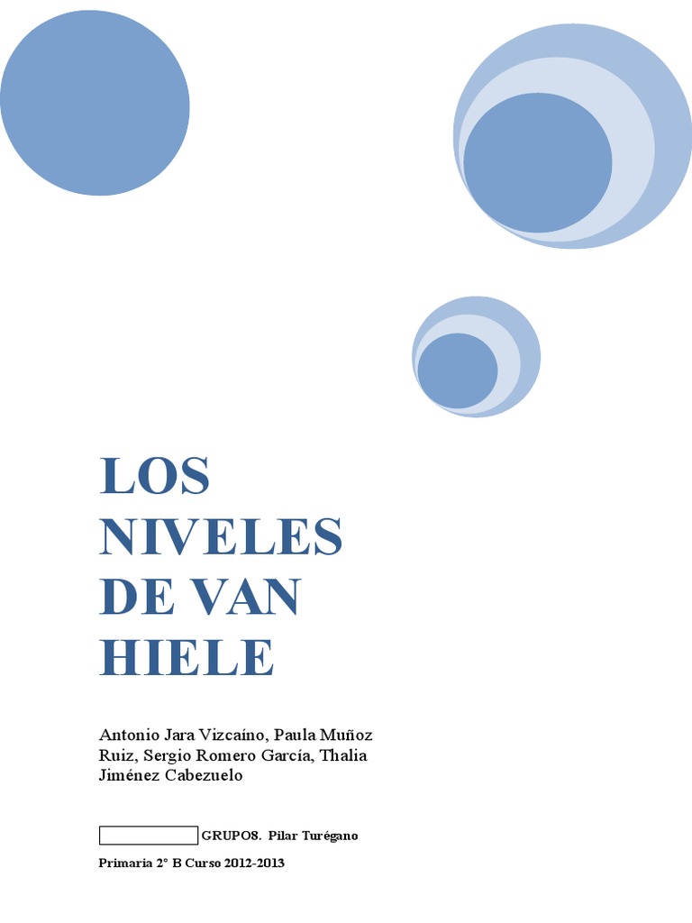 Los Niveles de Van Hiele | Rectángulo | Geometría