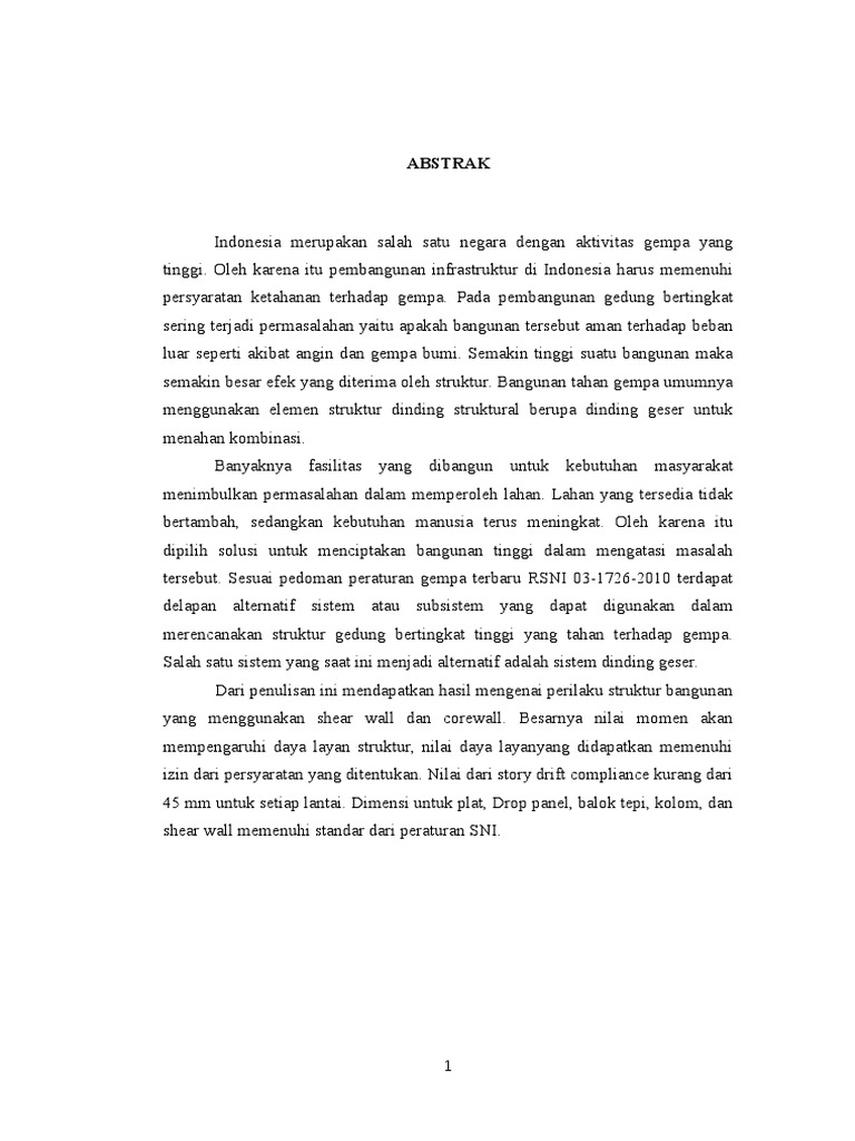 Abstrak Ta Gempa | PDF