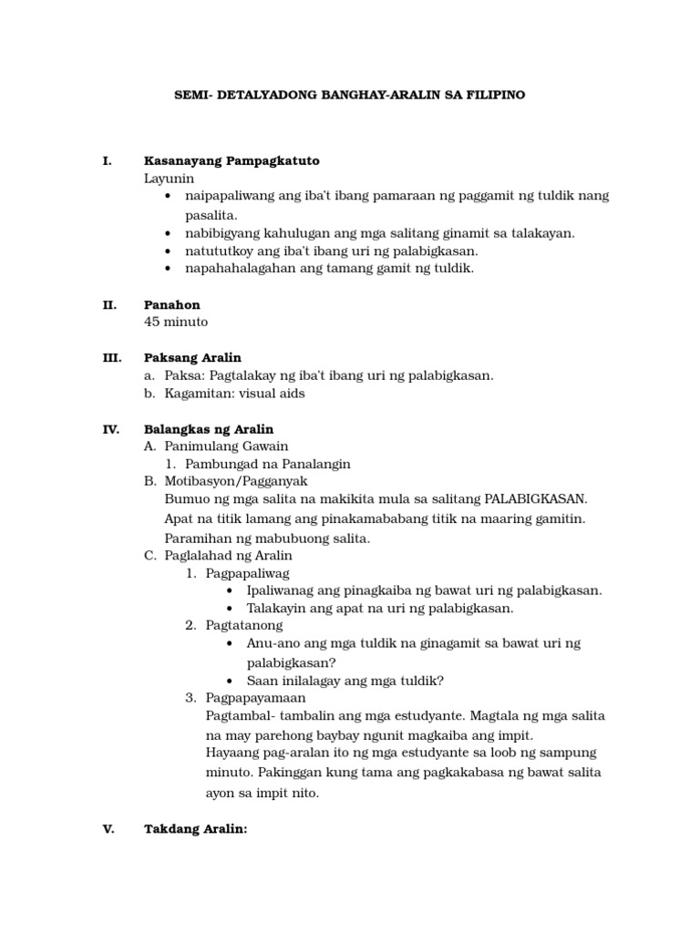 Lesson Plan Ko | PDF