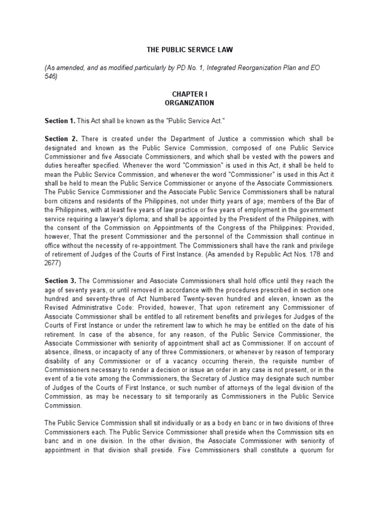 Public Service Law | PDF | Rail Transport | Fine (Penalty)