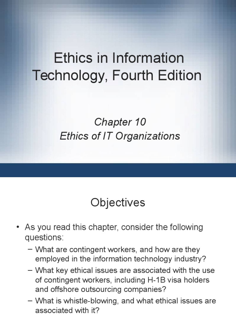 Ethics in Information Technology, Fourth Edition: Ethics of IT ...