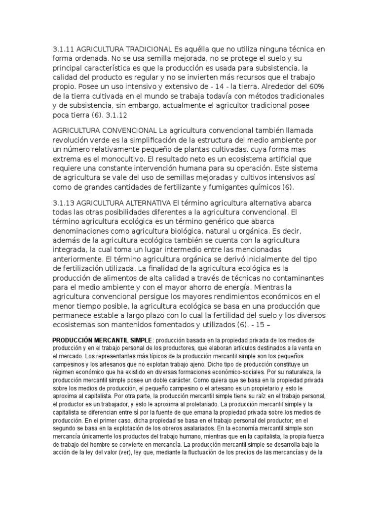 Economia Tradicional | PDF | Agricultura ecológica | Agricultura