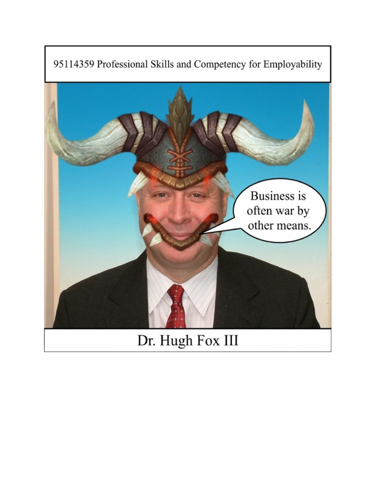 Professional Skills and Competency For Employability Workbook | PDF ...