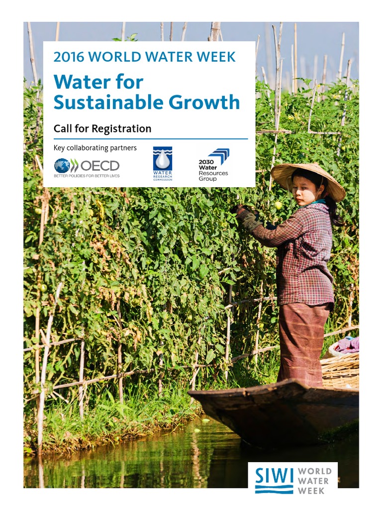 Water For Sustainable Growth | PDF | Water Resources | Sustainability