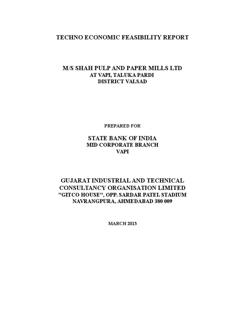 Example Of Paper Industry