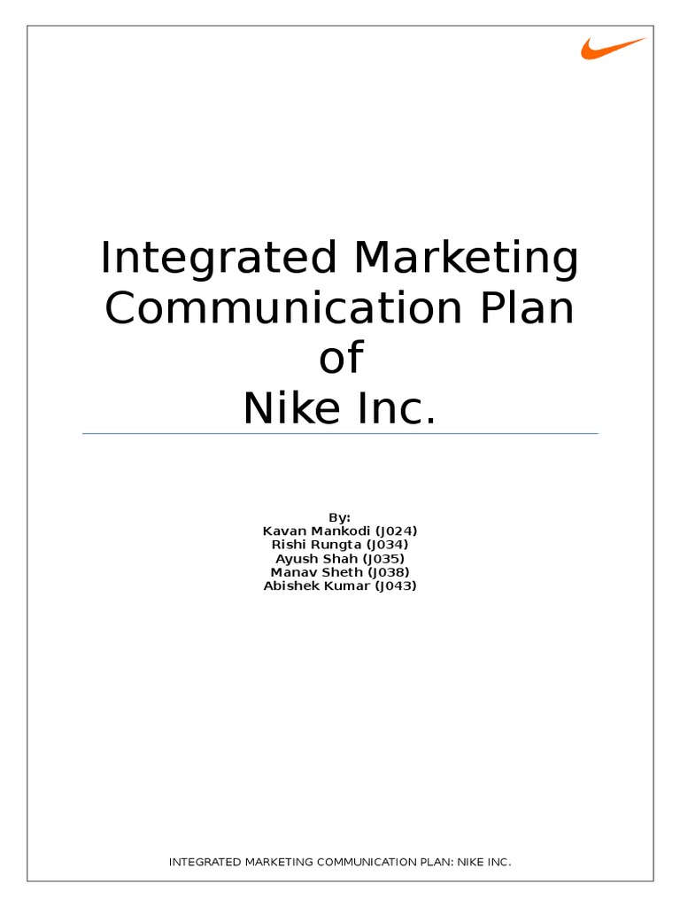 IMC Rough | PDF | Marketing Communications | Nike
