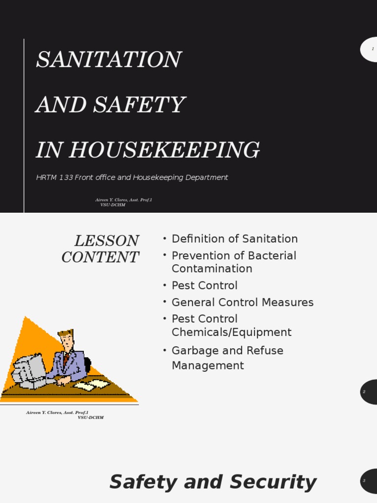 Ensuring Safety and Hygiene through Proper Sanitation, Pest Control ...