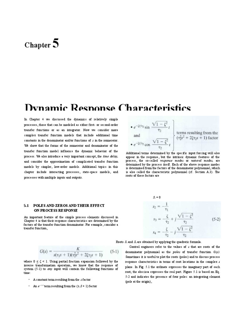 Process Dynamics and Control - Ch05 | PDF | Eigenvalues And Eigenvectors | Stability Theory