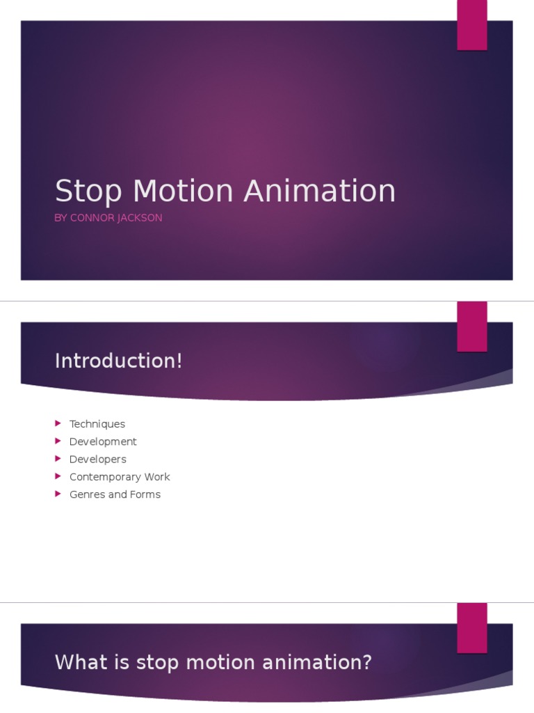 Understanding Stop Motion Animation Techniques | PDF