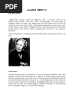 Agatha Christie Webquest | PDF