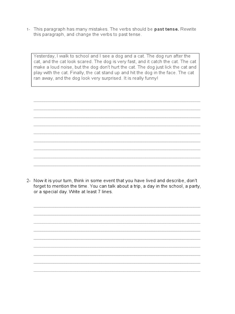 This Paragraph Has Many Mistakes | PDF