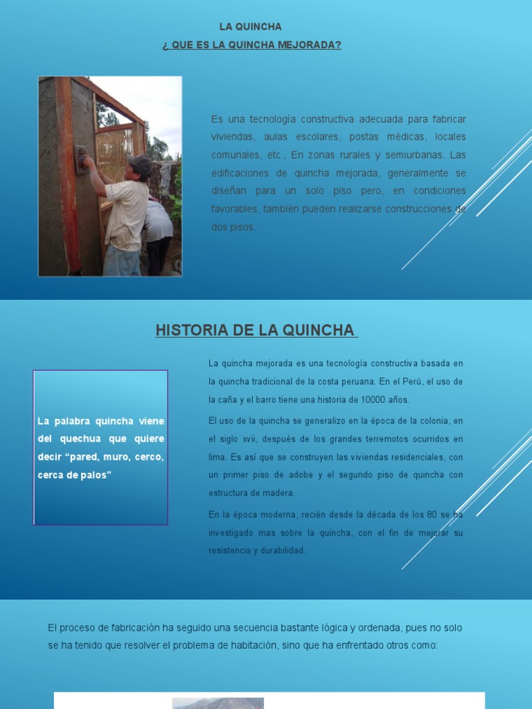 Ventajas y desventajas de la quincha | PDF | Ingeniería de Edificación ...