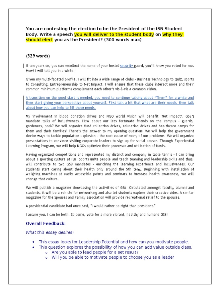 Sample - IsB MBA Application Essays Review | Download Free PDF ...