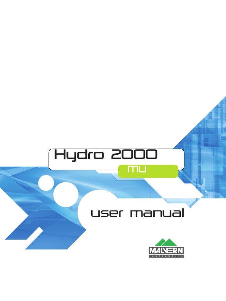 MAN0387 - 2.0 Hydro 2000MU User Manual - Lead Free Version | PDF ...