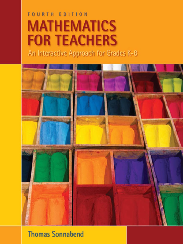 Mathematics For Teachers | PDF | Area | National Council Of Teachers Of ...