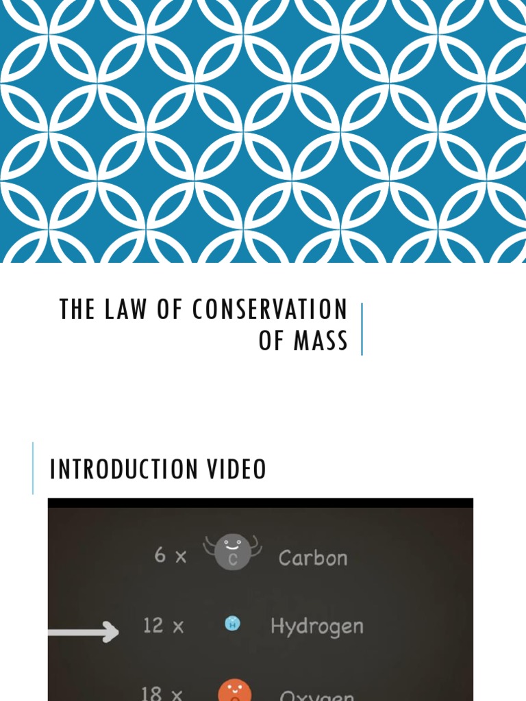 Notes - Law of Conservation of Mass | PDF