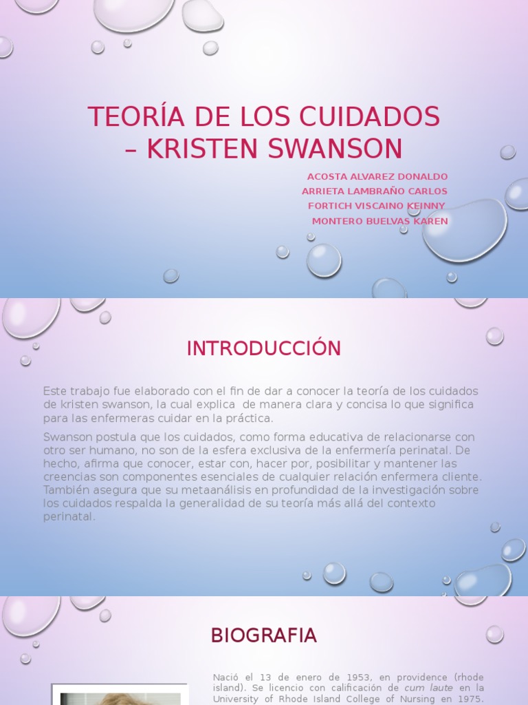 Semianrio Swanson | PDF | Enfermería | Bienestar