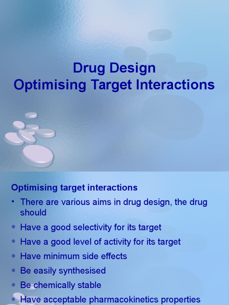 Optimizing Drug Target Interactions | PDF | Drug Design | Amine