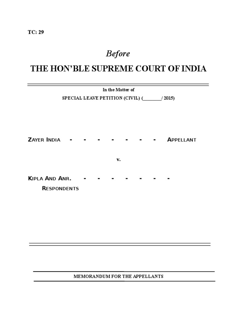 29 Petitioner | Supreme Courts | Supreme Court Of India