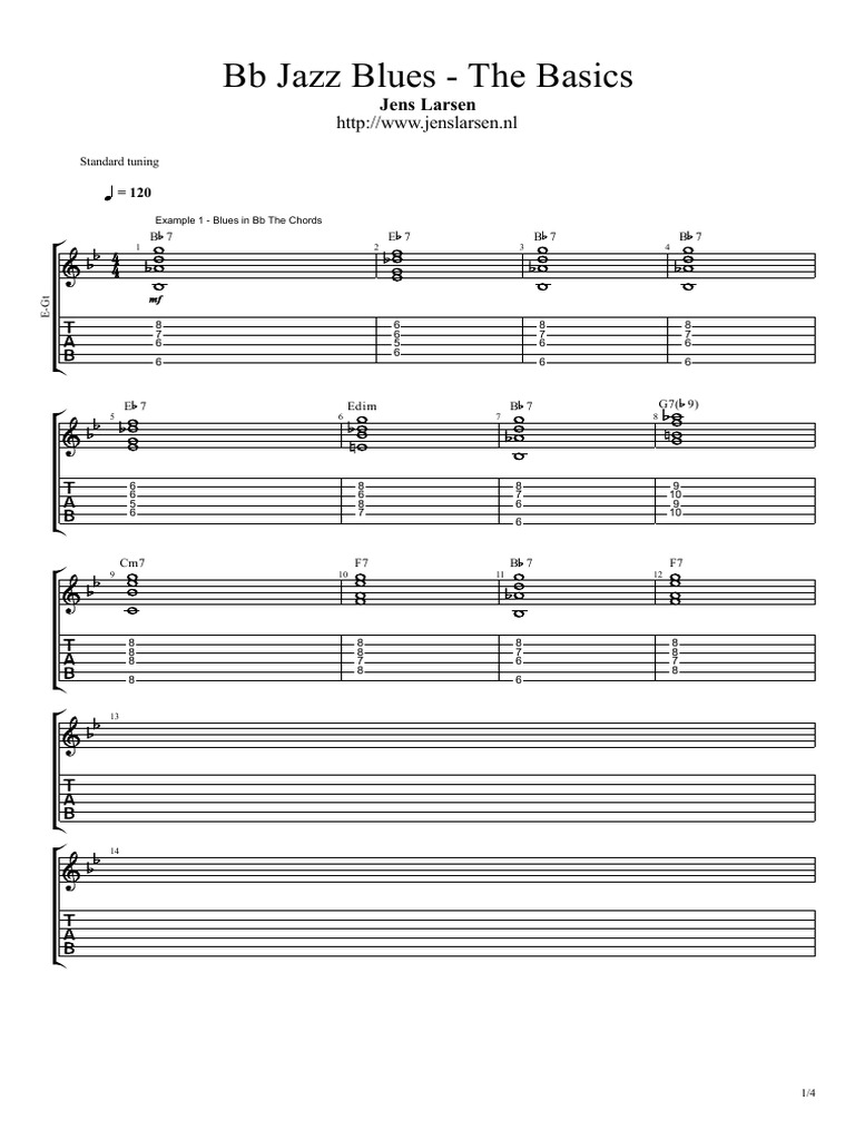 BB Jazz Blues The Basics | PDF