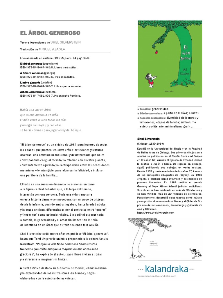 El Arbol Generoso C | PDF | Idiomas