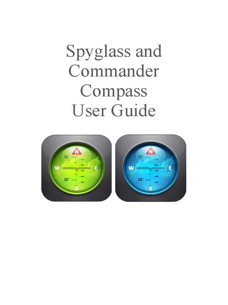 Spyglass User Guide - en PDF | PDF | Compass | Augmented Reality