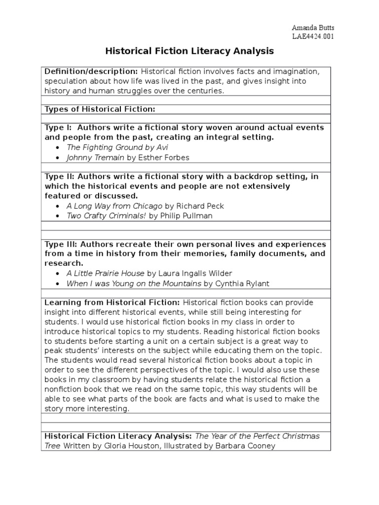 Historical Fiction for Educators | PDF | Historical Fiction | Books