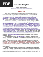 Domestic Discipline Contract | PDF | Spanking | Punishments