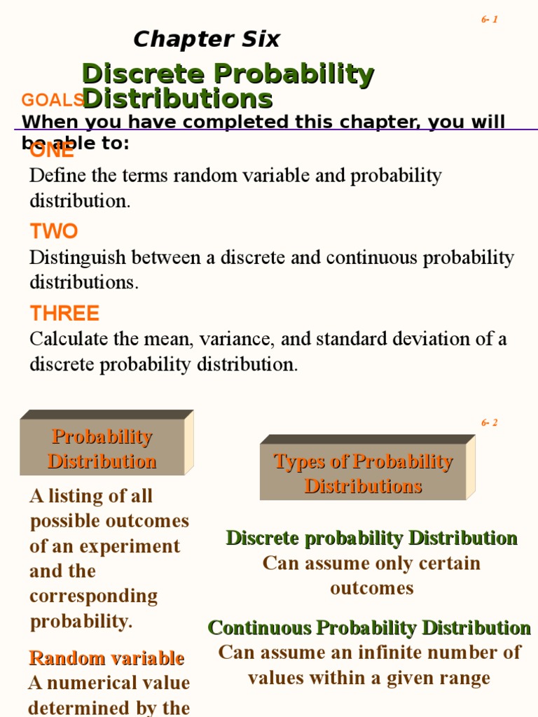 Chapter 06 (Part A) PowerPoint.ppt | Probability Distribution ...