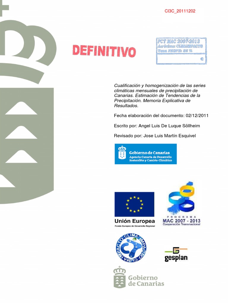 Climatol Cuantificacion Homogenizacion Series Mensuales Precipitacion ...