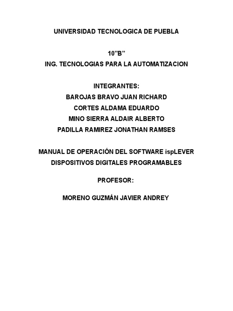 Tutorial de Isplever | PDF | Vhdl | Ventana (informática)