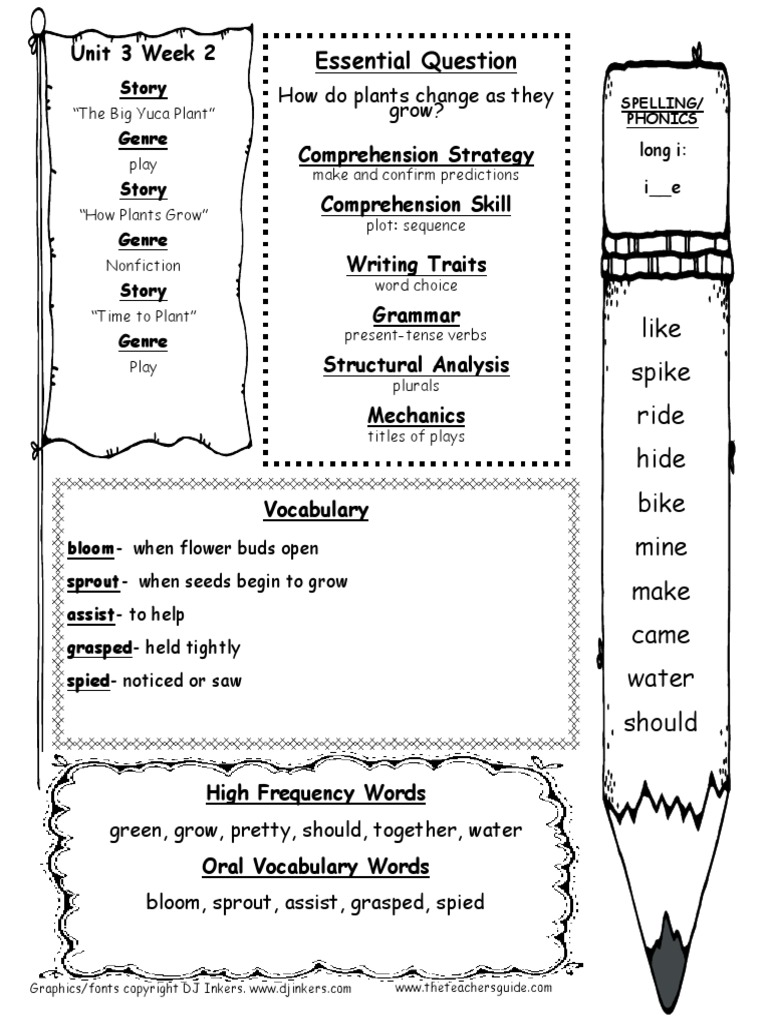 Spelling Unit 3 Week 2 | PDF